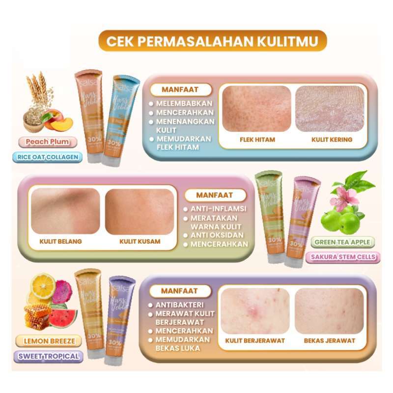 Jual Salsa Hans Jebb+ - Isi Lebih Banyak 30% - Gel Skin Cleanser ...