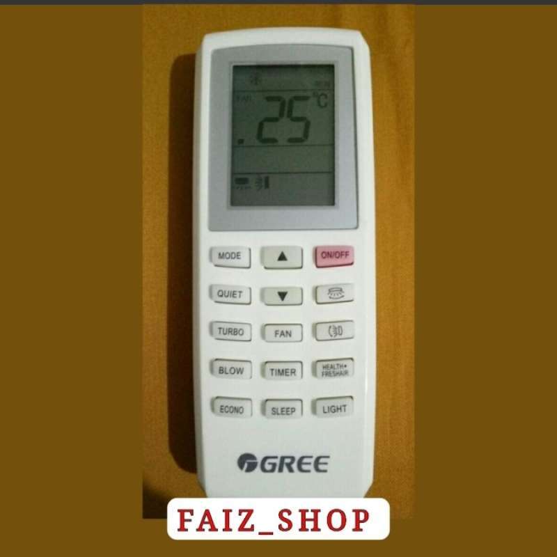 Promo Remote Ac Aqua / Gree / Sanyo Original Pabrik Free Baterai Diskon ...