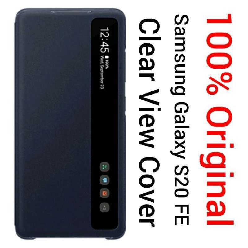 Promo Original Samsung Galaxy S Fe Smart Clear View Flip Cover S Fe Case Diskon Di Seller