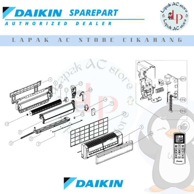Promo Modul Sensor Udara Ac Daikin Malaysia 2 5 Pk Ftv60cxv14 Diskon