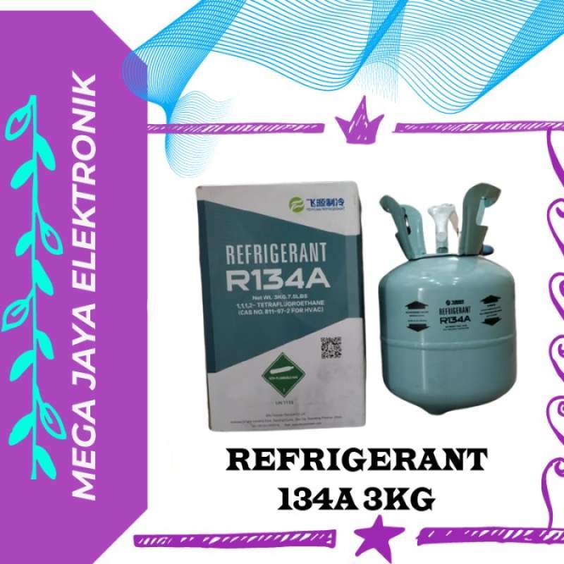 Promo Freon R134a/ Refrigerant R134a Tabung Mini 3kg Diskon 23% Di ...