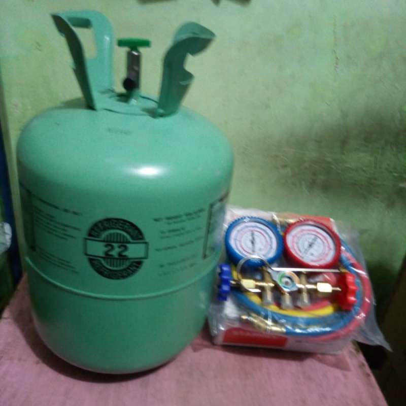 Promo Paket Komplit Isi Freon Ac R22 + Isi 2 Kilo Free Tabung Diskon 23 ...