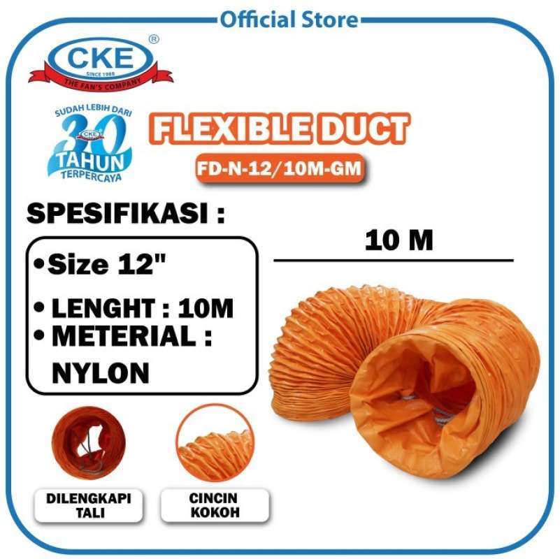 Promo Flexible Duct Imatsu Fd-gm 12 Inch 10 Meter Duct Hose Selang ...