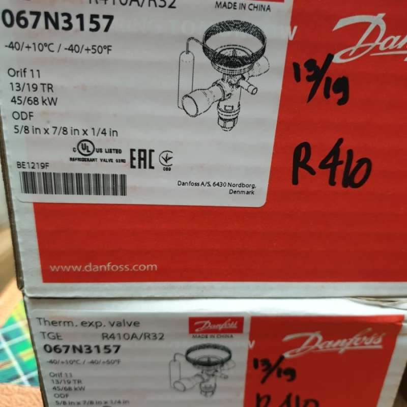 Promo Danfoss Expansion Valve Tgel 13tr/19tr For R410/r32 Diskon 23% Di ...