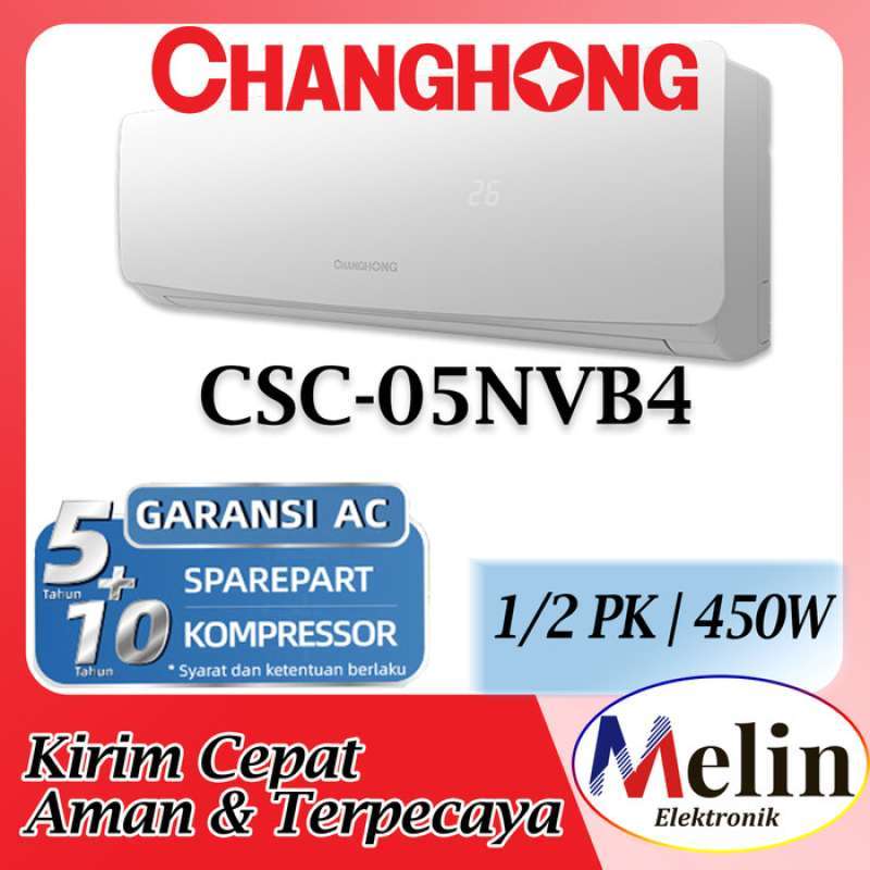 Promo Ac Changhong 1/2 Pk Csc05nvb4 R32 Gold Fin Turbo Jet Melin ...