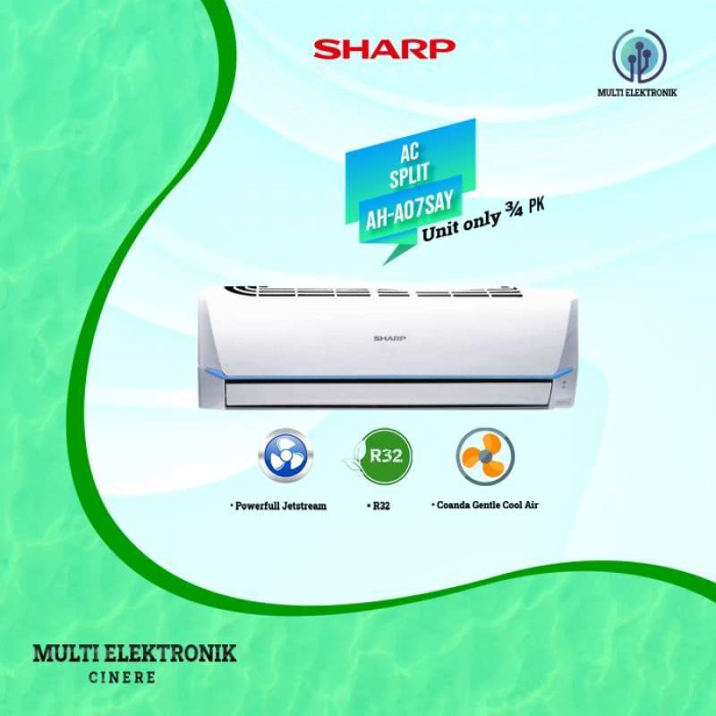 Promo Ac Sharp 3/4 Pk Ah-a7say New Jetstream Series R32 Diskon 23% Di Seller Akashi Store ...
