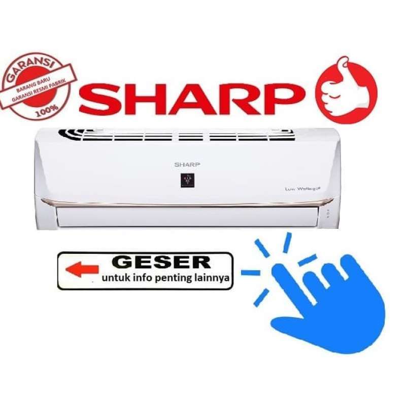 Promo Sharp Ac 1/2 Pk Ah Ap5uhl-low Watt - Unit Only - Garansi Resmi ...