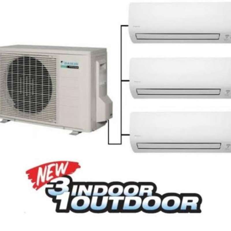 Promo Ac Daikin Multi S 3 Koneksi Inverter 1pk + 1pk + 1pk Diskon 23% Di Seller Aramaki Store ...