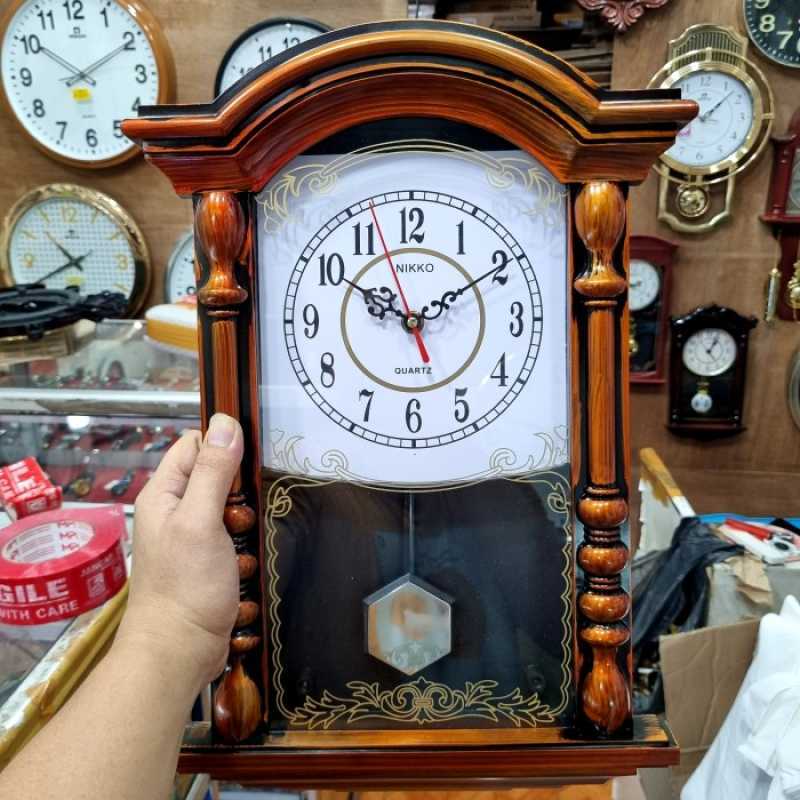 Promo Jam Dinding Bunyi Perjam Dan Bandul Klasik Diskon 23% Di Seller ...