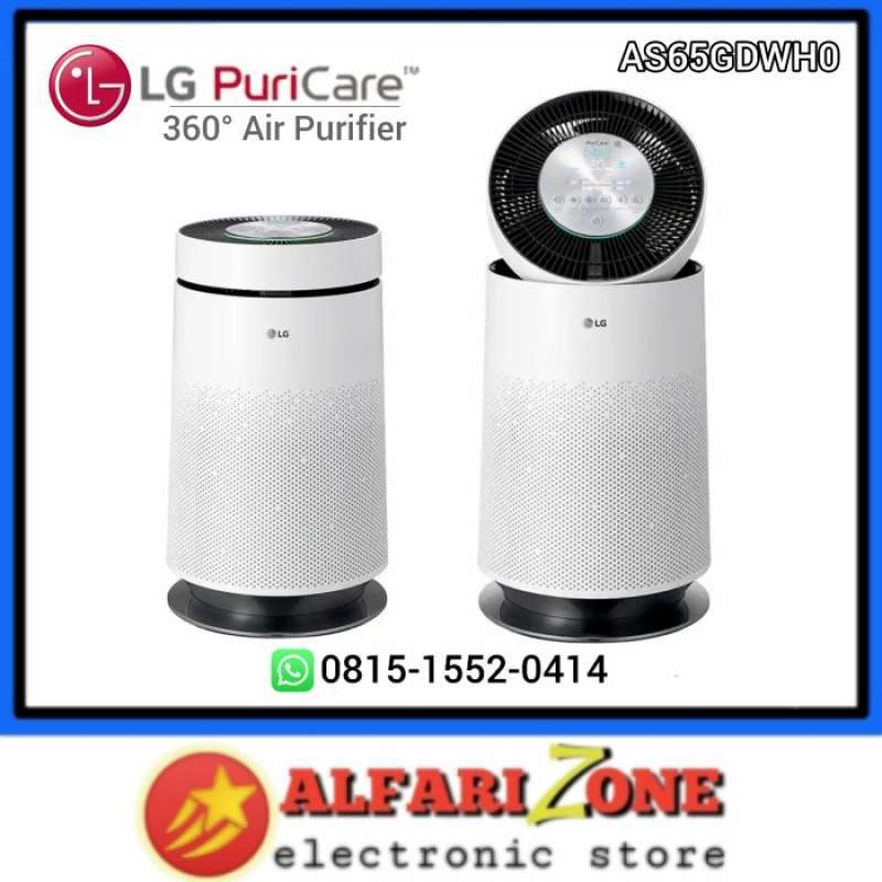 Promo Lg Puricare 360 Air Purifier As65gdwh0 Pembersih Udara Ruangan ...