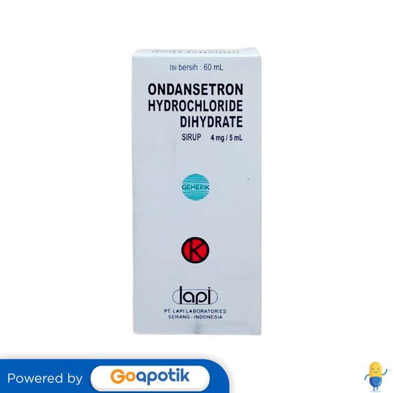Jual Ondansetron Hcl Dihydrate Lapi 4 Mg/5 Ml Syrup 60 Ml Di Seller ...