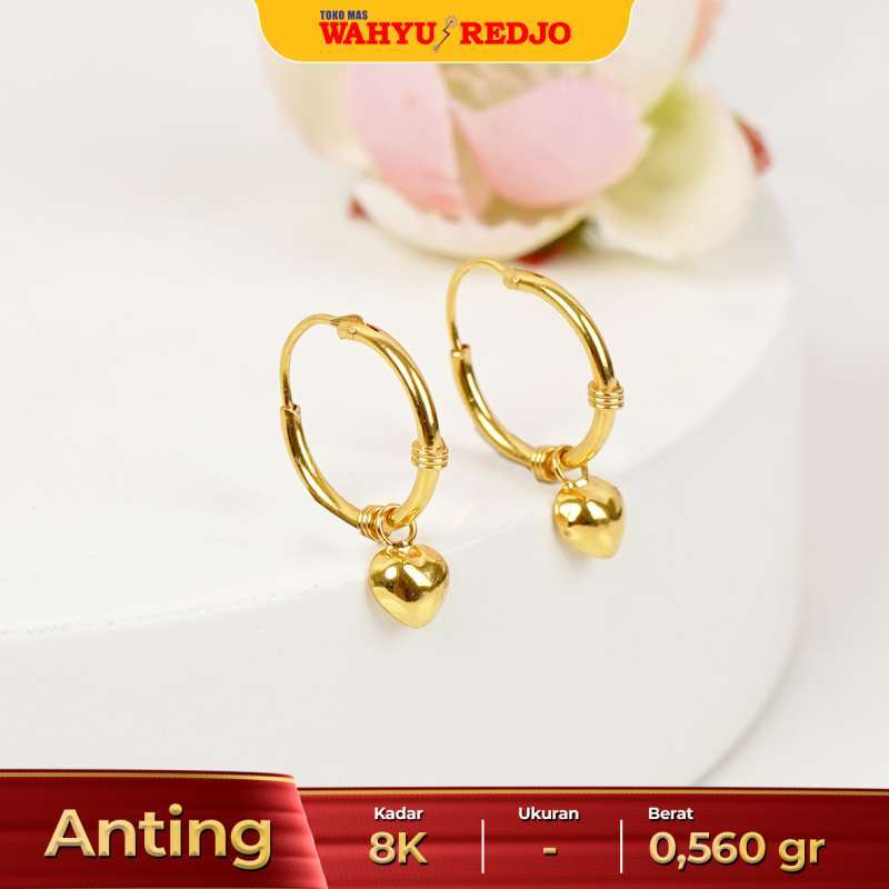 Jual Anting-anting Emas Kadar 8k Wahyu Redjo An-8k-24803818 Di Seller ...