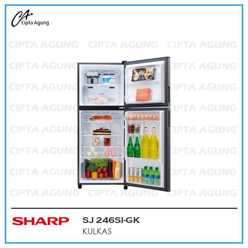 Promo Sharp Kulkas 2 Pintu Inverter 205 Liter Sj-246si-gk Diskon 1% Di Seller Cipta Agung ...