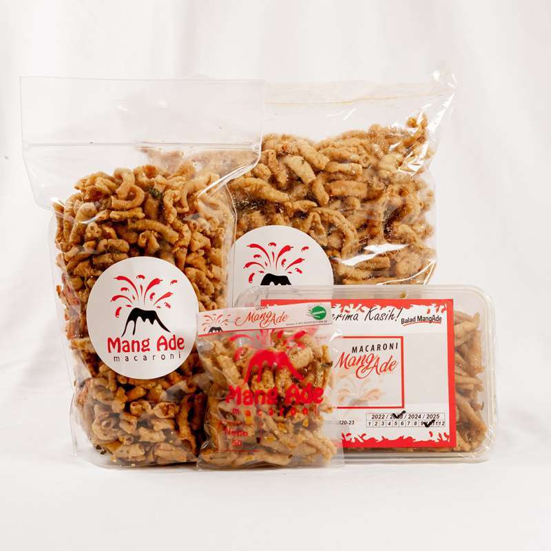 Jual Macaroni Mang Ade Keripik Usus Krispy Kemasan Besar 1kg Di Seller ...