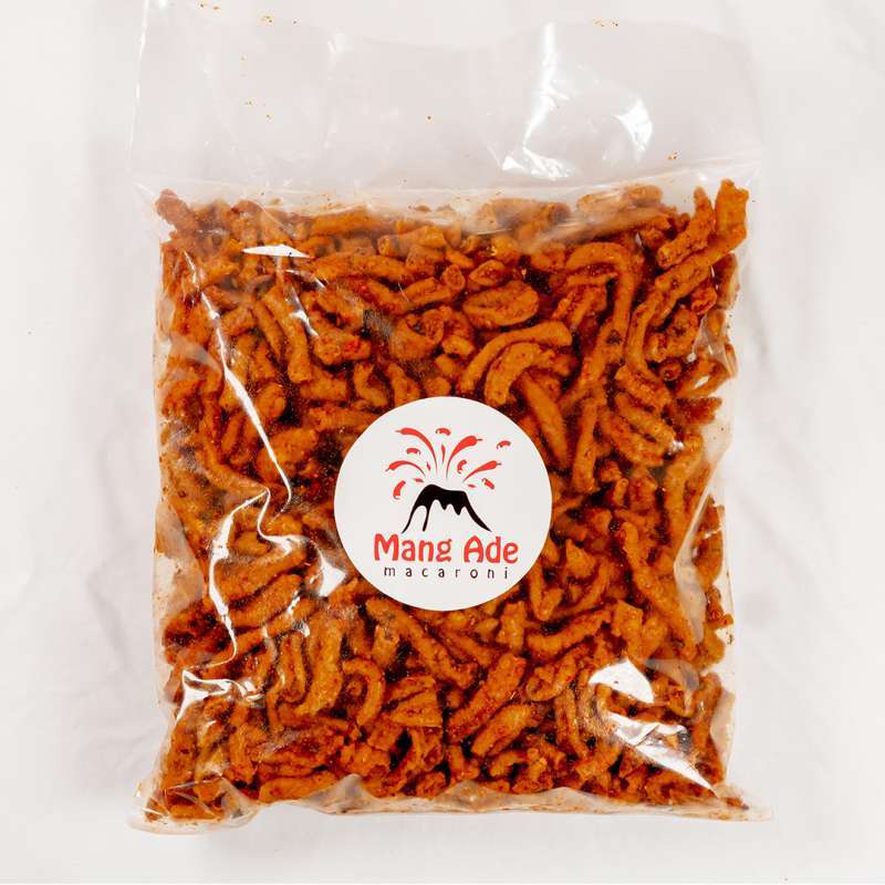 Jual Macaroni Mang Ade Keripik Usus Krispy Kemasan Besar 1kg Di Seller ...