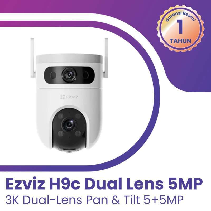 Jual Ezviz H9c Dual 3k 5mp Dual-lens Pan & Tilt Wi-Fi Camera - 64gb Di ...