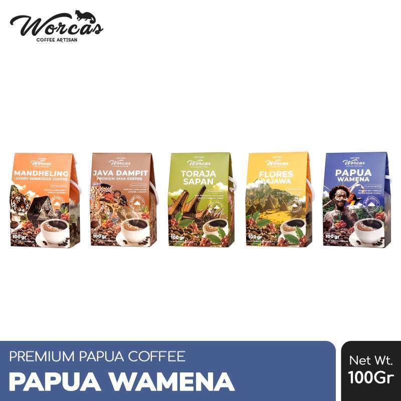 Jual Worcas Papua Wamena 100gr Arabica Coffee - Kopi Bubuk Di Seller ...