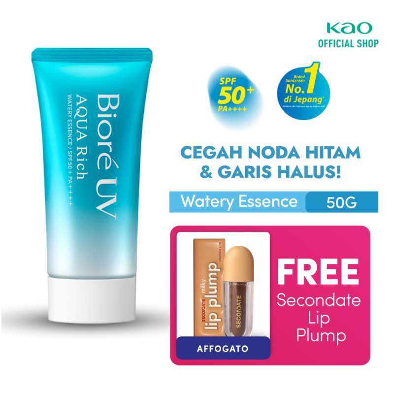 Promo Biore Uv Aqua Rich Watery Essence Spf [50 G] Free Secondate Milky ...