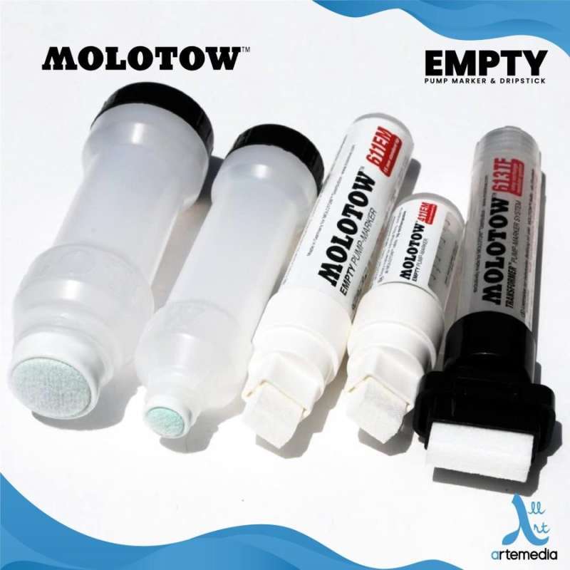 Jual Molotow Empty Pump Marker Botol Kosong Spidol - Dripstick 10mm Di ...