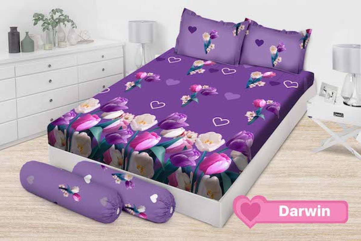 Jual Sprei Emilia By Bonita King Varian A Ukuran 180 X 200 Cm Di Seller ...