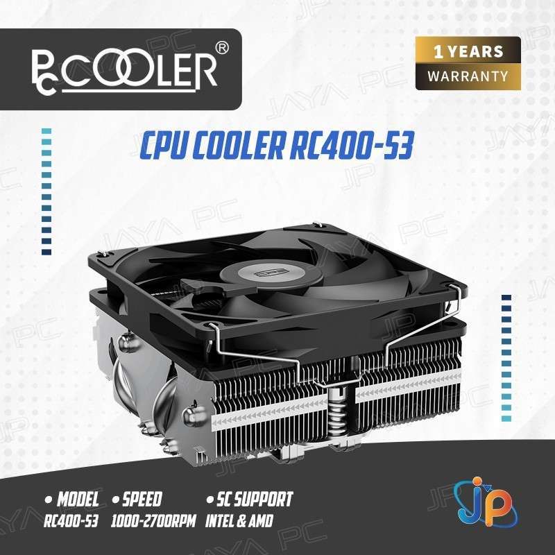 Jual Pccooler Rc400-53 - Low Profile Cpu Air Cooler Fan Intel & Amd Di Seller Jaya Pc - Mangga ...