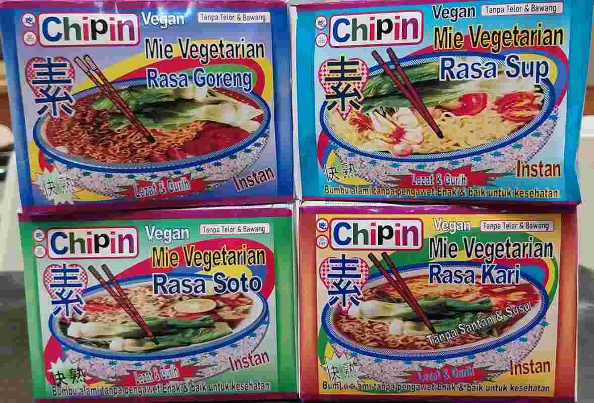 Jual Mie Instan Vegan Vegetarian Chipin 75gram - Rasa Sup Di Seller ...