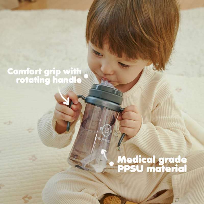 Jual Grosmimi Ppsu Straw Cup Botol Minum Anak Sedotan Premium Gaya ...