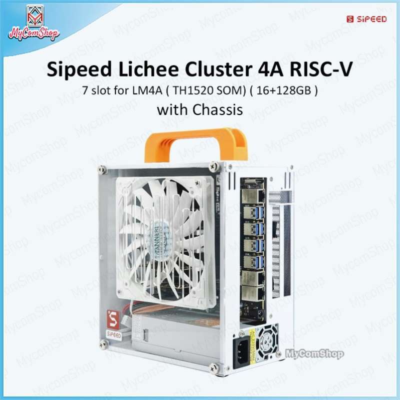 Jual Sipeed Lichee Cluster 4a Risc-v Th1520 7 Slot Lm4a 16gb+128gb With ...