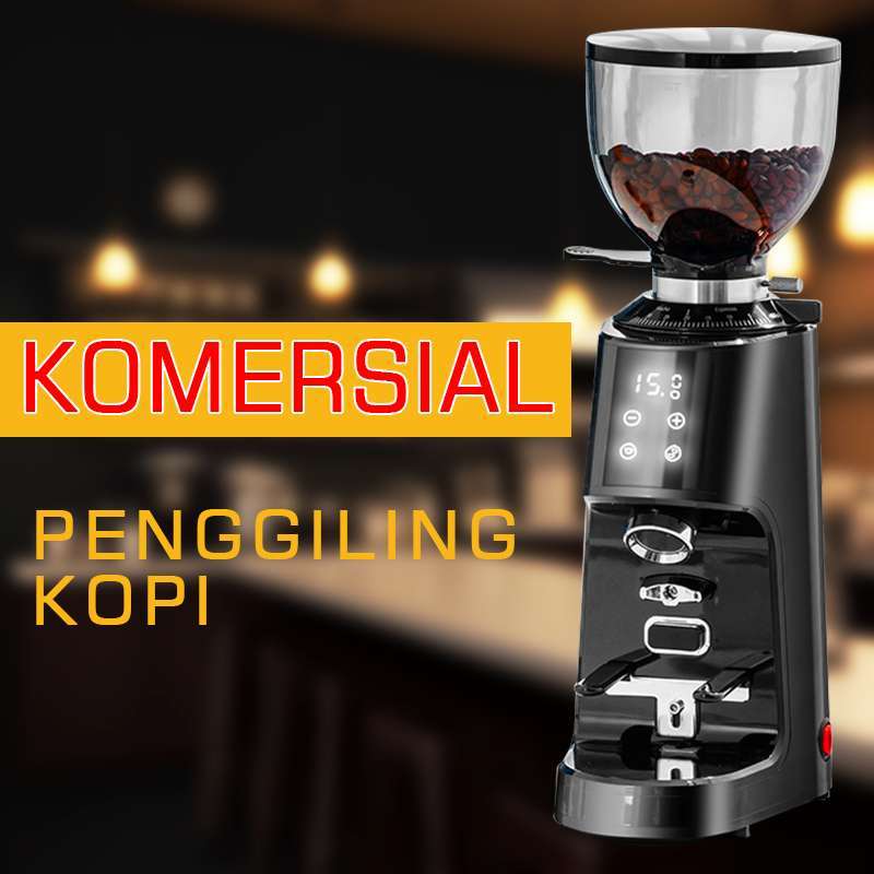 Promo Lahome Commercial Coffee Grinder Professional Flat Burr 64mm 100 ...