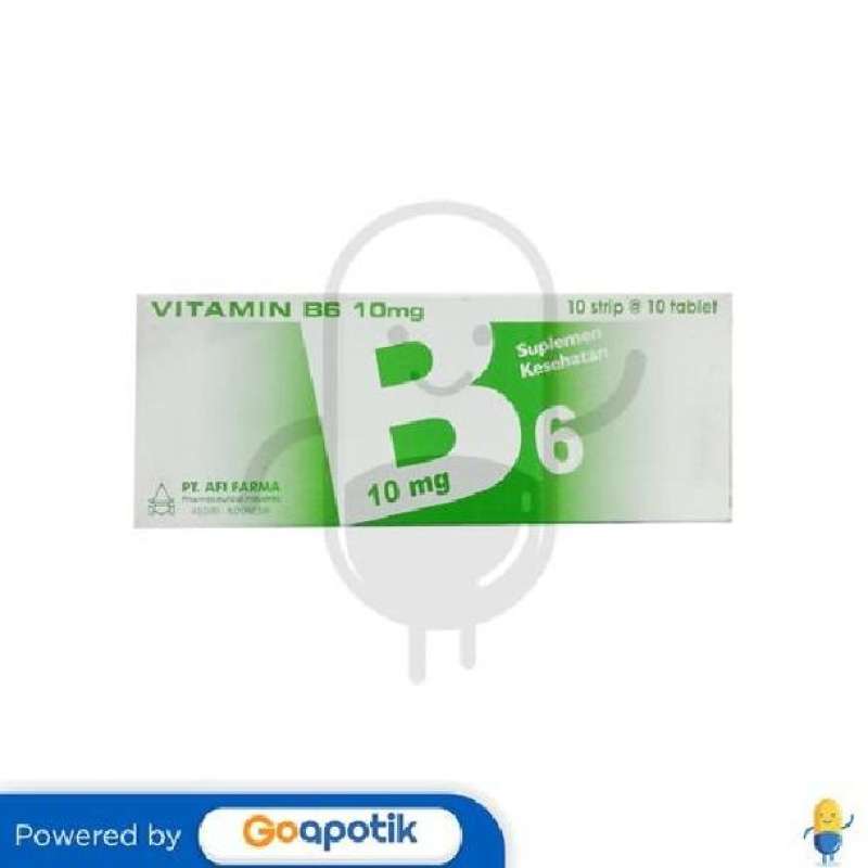 Jual Vitamin B6 Afi Farma 10 Mg Box 100 Tablet Di Seller Apotek Najeeb ...
