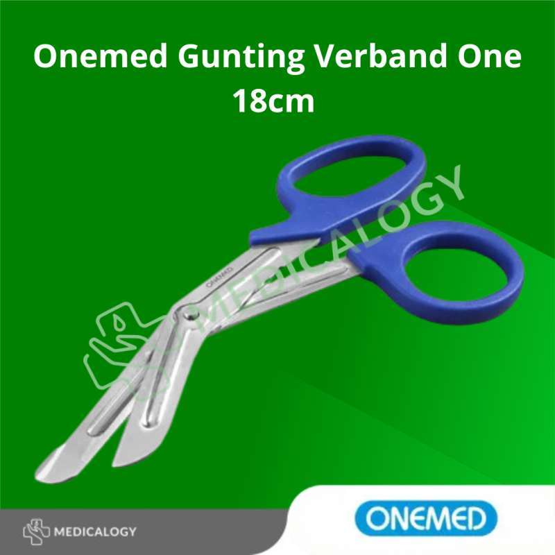 Jual Onemed Gunting Verband One 18cm A Scissor Scissors Besi Stainless ...