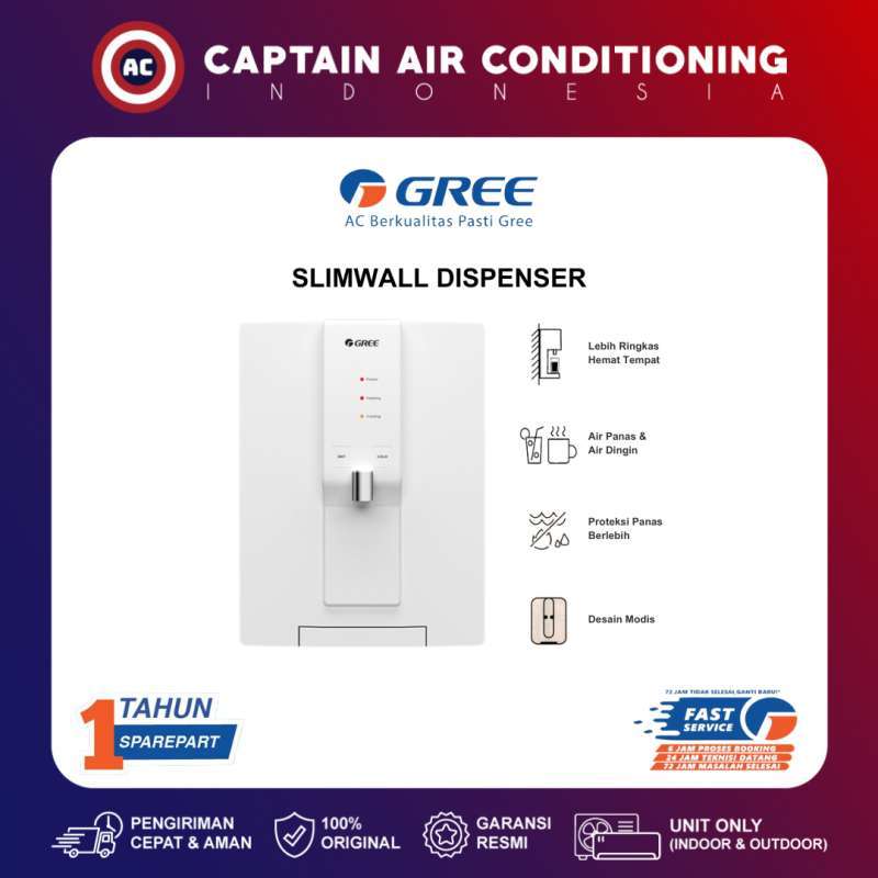Jual Gree Water Purification Slim Wall Water Dispenser Wte-xb-031/032-d ...