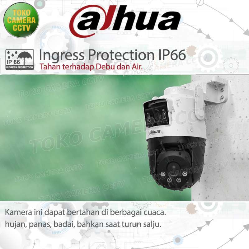 Jual Dahua Dh-p3d-3f-pv Dual Lens 3mp Kamera Cctv Wifi Camera 2 Way Audio Alarm Pt Outdoor Full ...