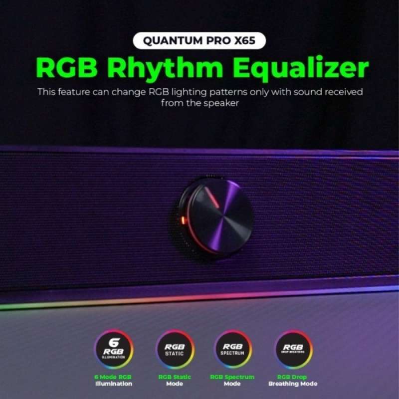 Jual Nyk Nemesis X65 Pro / X-65 Pro Quantum Soundbar Gaming Speaker Rgb ...