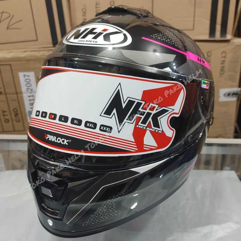 Jual Helm Nhk Mark 1 Anomalistic Pink Full Face Original - Xl Di Seller ...