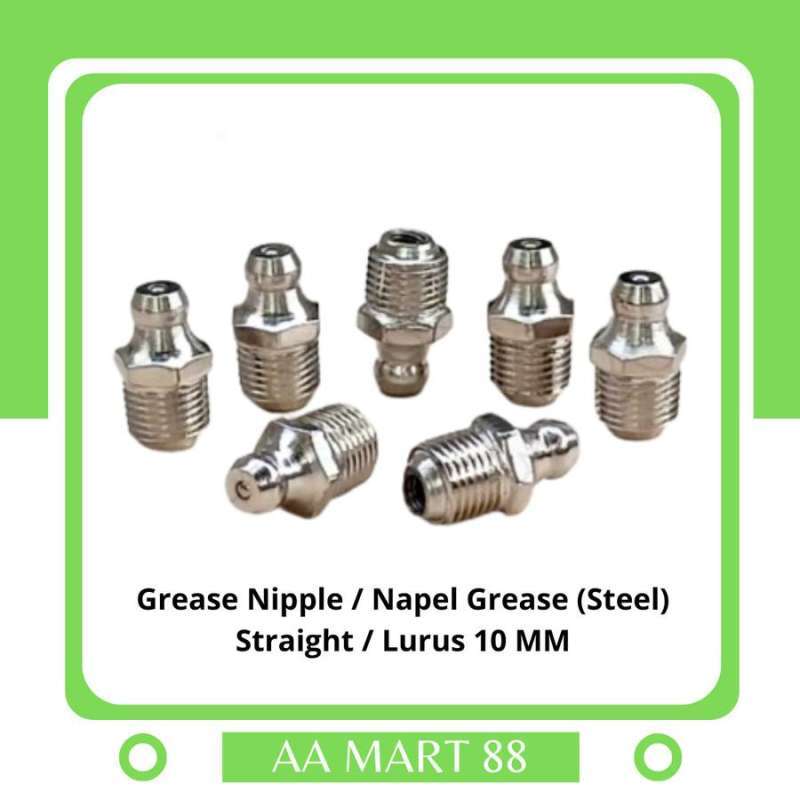 Jual Grease Nipple / Napel Grease (steel) Straight / Lurus 10 Mm Di ...