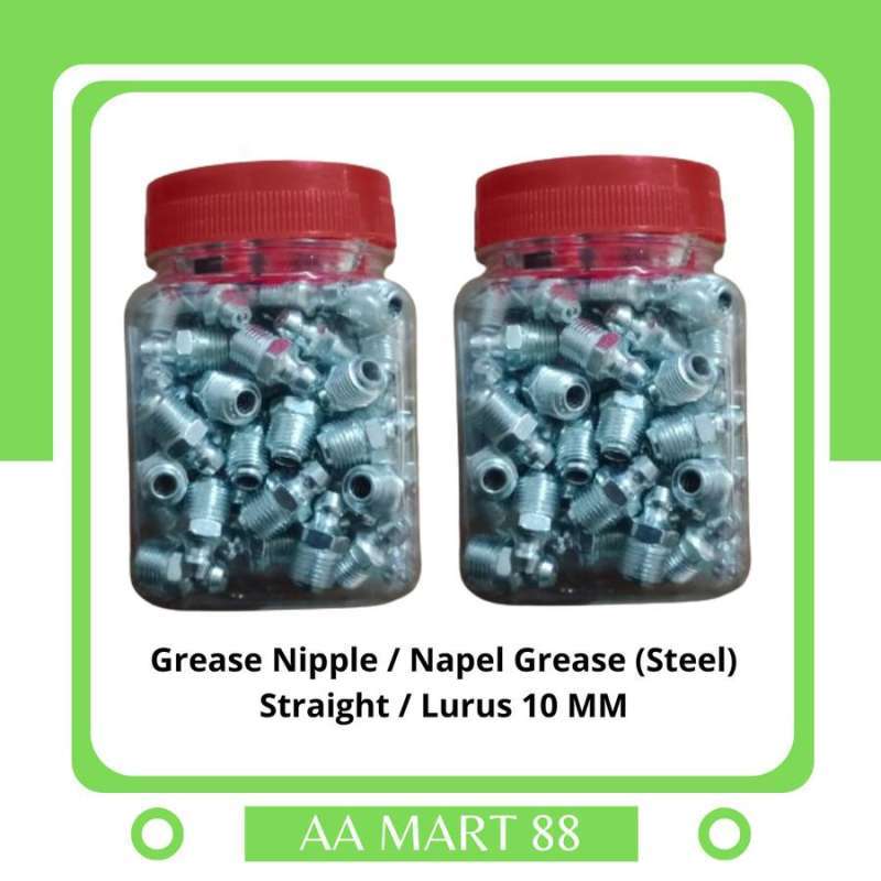 Jual Grease Nipple / Napel Grease (steel) Straight / Lurus 10 Mm Di ...