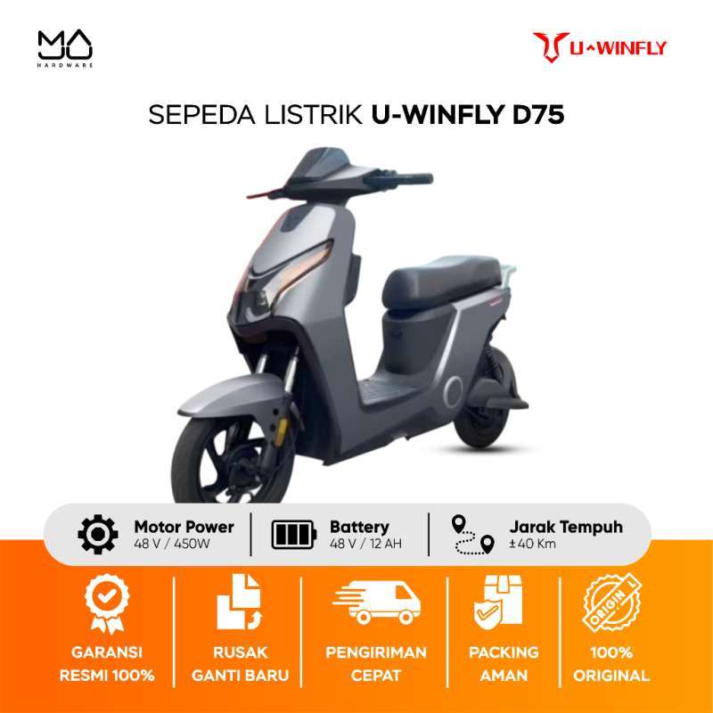 Spesifikasi Sepeda Listrik Uwinfly D75 450 – Harga Termurah