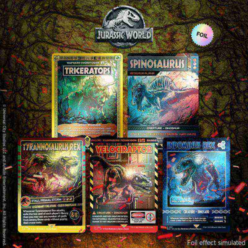 Jual Mtg Secret Lair X Jurassic World: Life Breaks Free Foil Edition Di ...