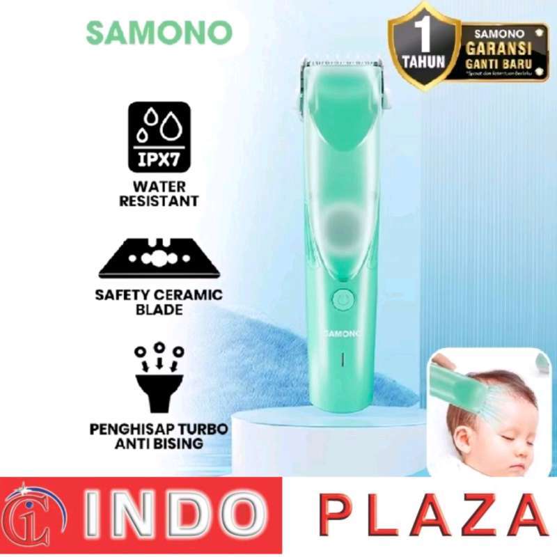 Jual Samono Hair Clipper Pencukur Rambut Bayi Cukur Anti Air Sw-hcg500s ...