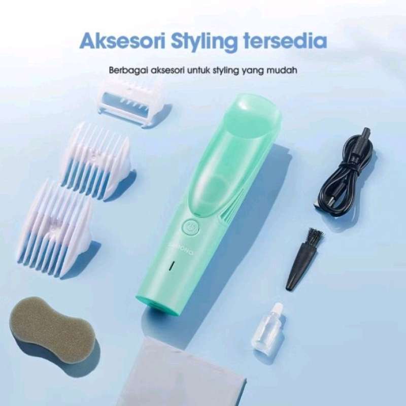 Jual Samono Hair Clipper Pencukur Rambut Bayi Cukur Anti Air Sw-hcg500s ...