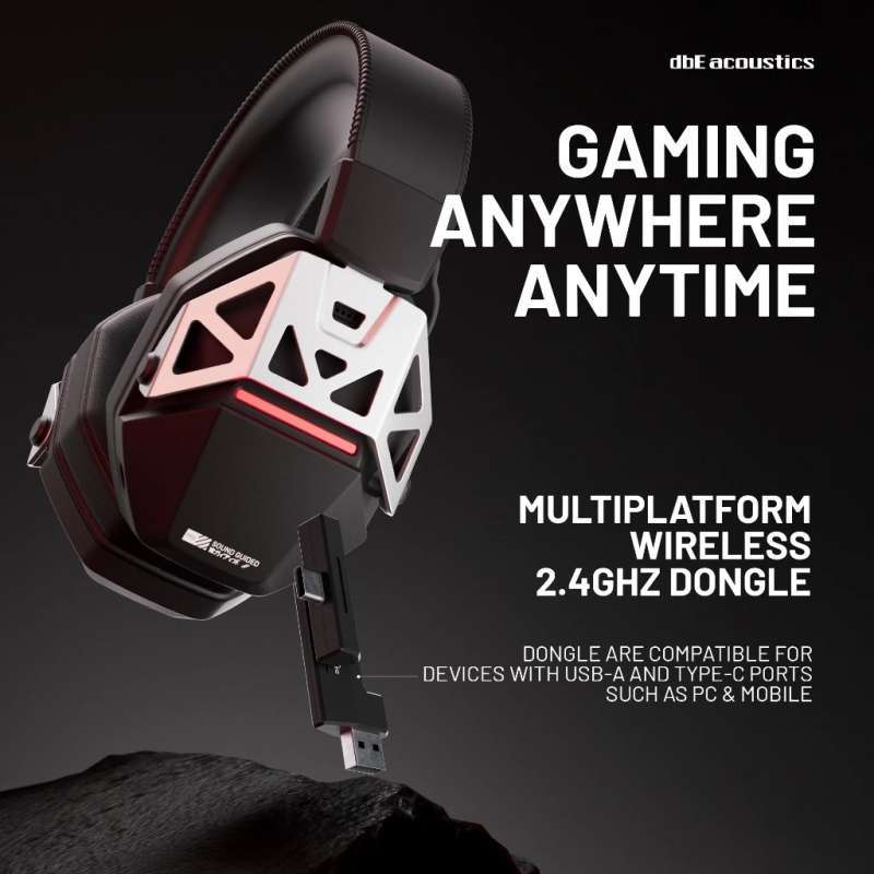 Jual Dbe Otogai Pro Tri-mode Professional Gaming Headset Di Seller Dext ...