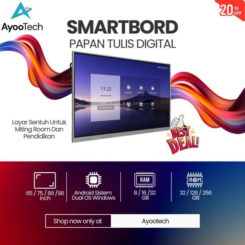 Promo Monitor Papan Tulis Digital Smartboard Interactive Ifp Ayootech ...