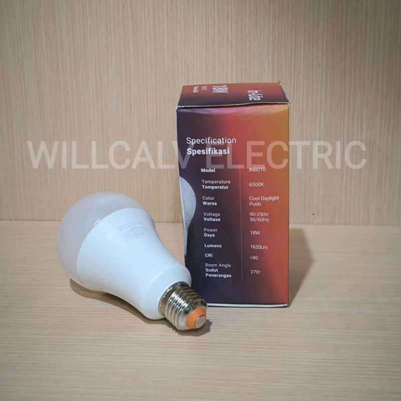 Promo Inlite Lampu Led Bulb 18w Putih 6500k / Kuning 3000k - Kuning ...