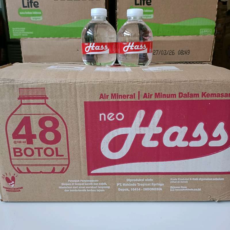 Jual Air Mineral Neo Hass 188ml 1 Karton Isi 48pcs Di Seller ...
