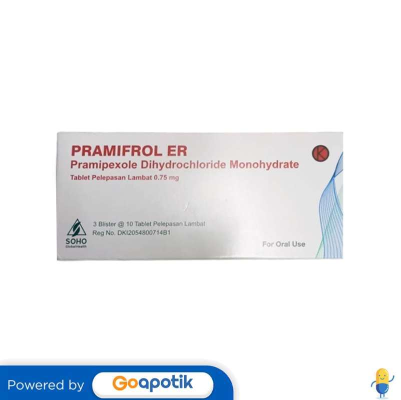 Jual Pramifrol Er 0.75 Mg Box 30 Tablet Di Seller Apotek Jj Sehat Farma ...