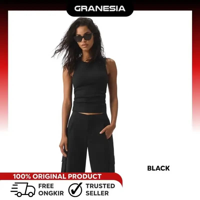 Promo Baju Tanktop Padel Alo Ribbed Point Women’s Tanktop Yoga|baju ...