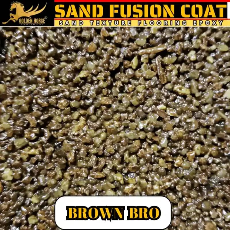 Promo Golden Horse - Sand Fusion Coat Pasir Dekoratif 20 Kilo - Brown ...