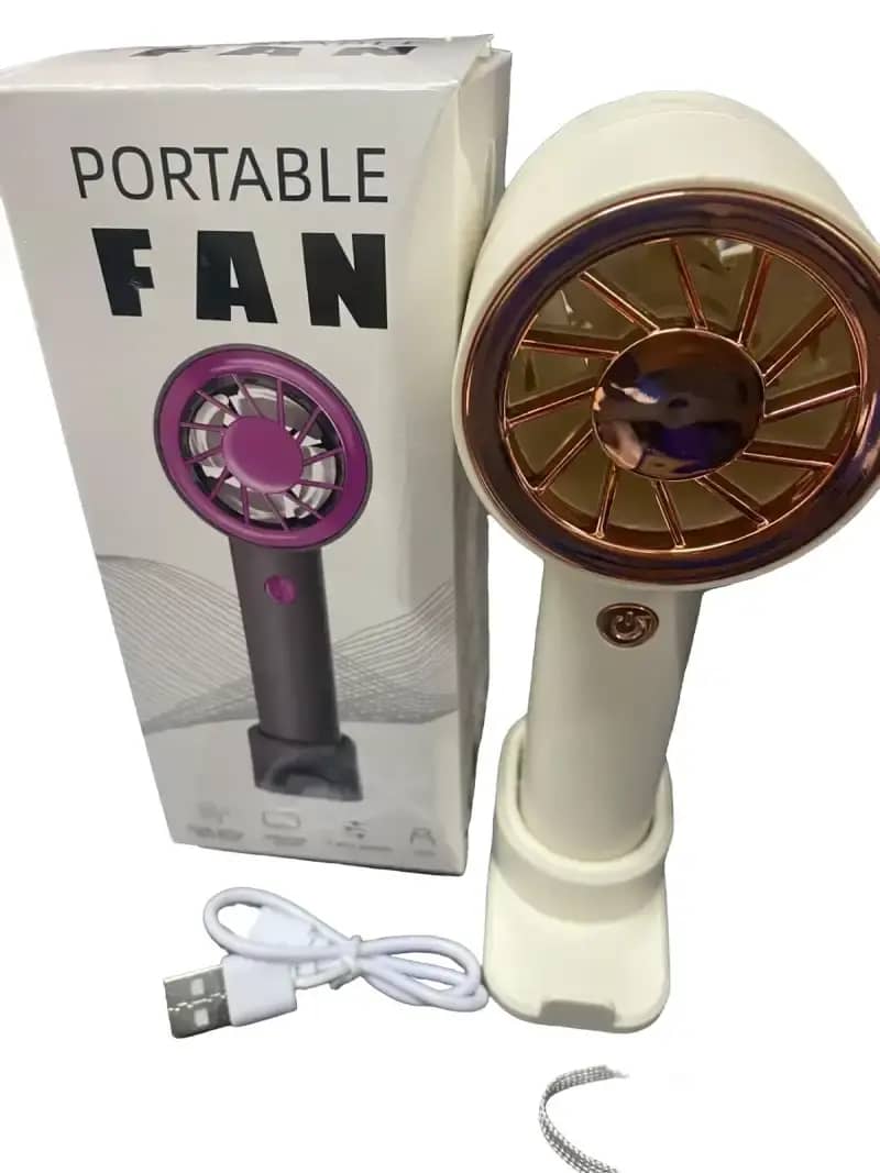 Promo Kipas Angin Mini Portable 6841 S1 Dengan Dudukan Standing Hp USB ...