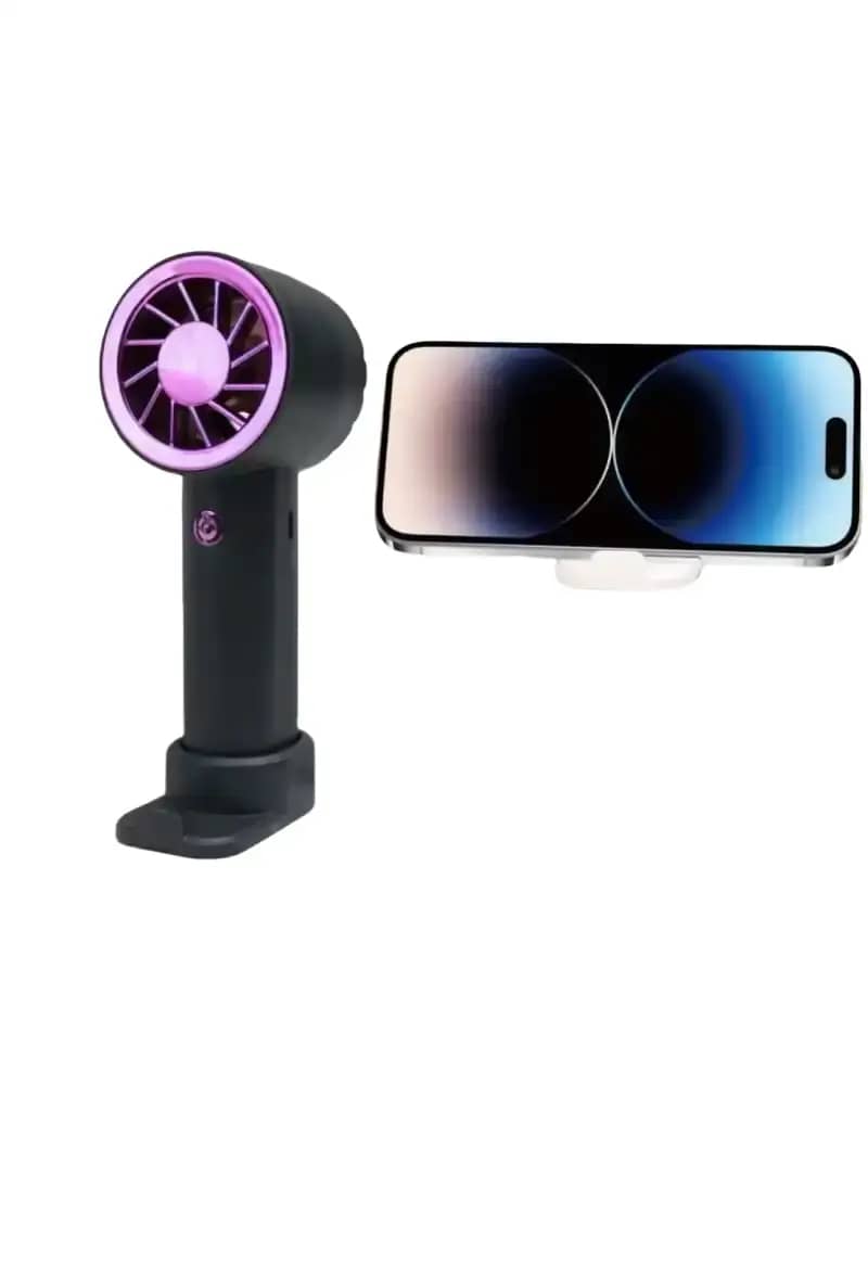 Promo Kipas Angin Mini Portable 6841 S1 Dengan Dudukan Standing Hp USB ...